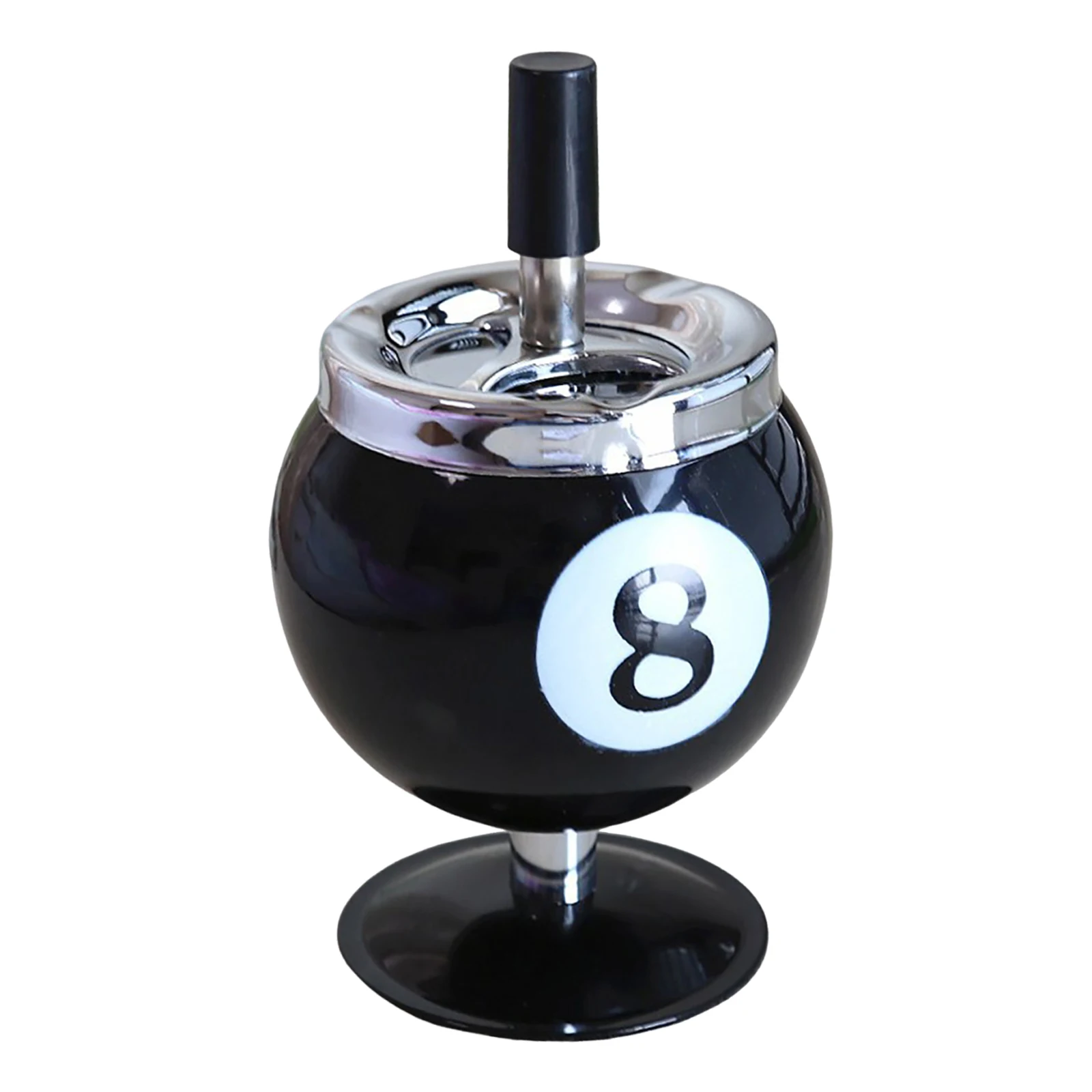 Billiard Pool Ball Metal Ashtray with Lid Creative Gift for Dad ...