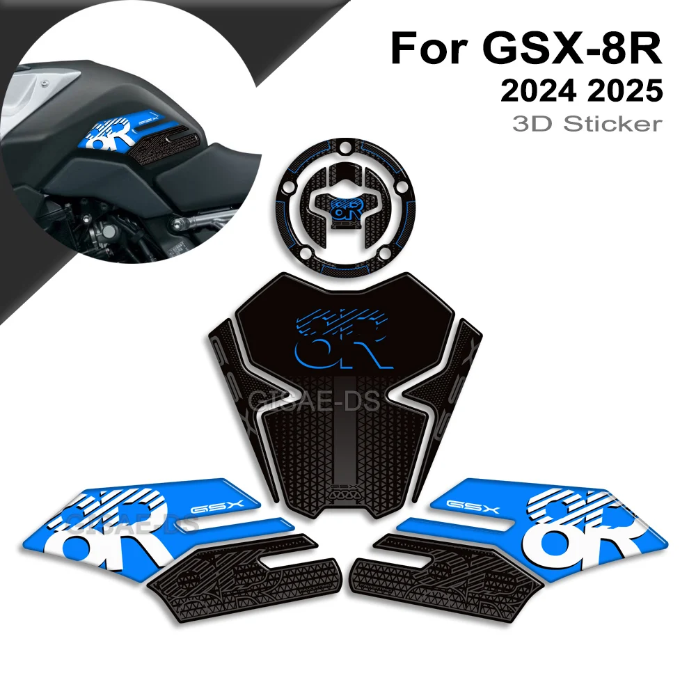 GSX8R Motorcycle Protector Tank Pad Side Fuel Oil Kit Knee Stickers ...
