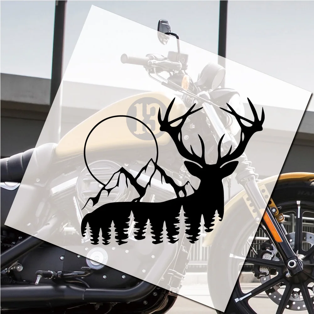 deer-Domineering-cartoon-animal-car-sticker-vinyl-waterproof-material ...