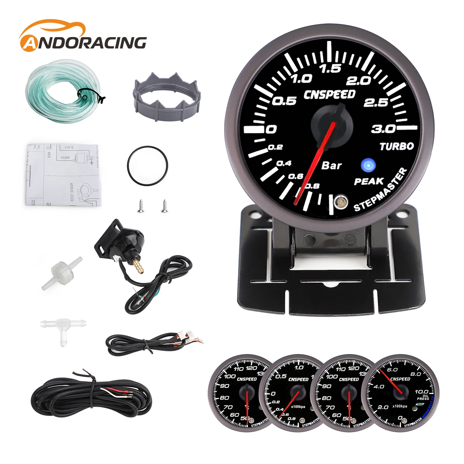 2-5-60mm-Boost-Gauge-exhaust-gas-car-temperature-gauge-oil-pressure-water-temperature-oil ...