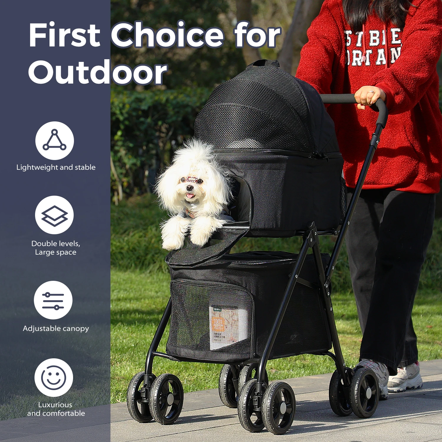 Pet-Dog-Cat-Stroller-Carrier-Ultra-Lightweight-Travel-Stroller-Compact ...