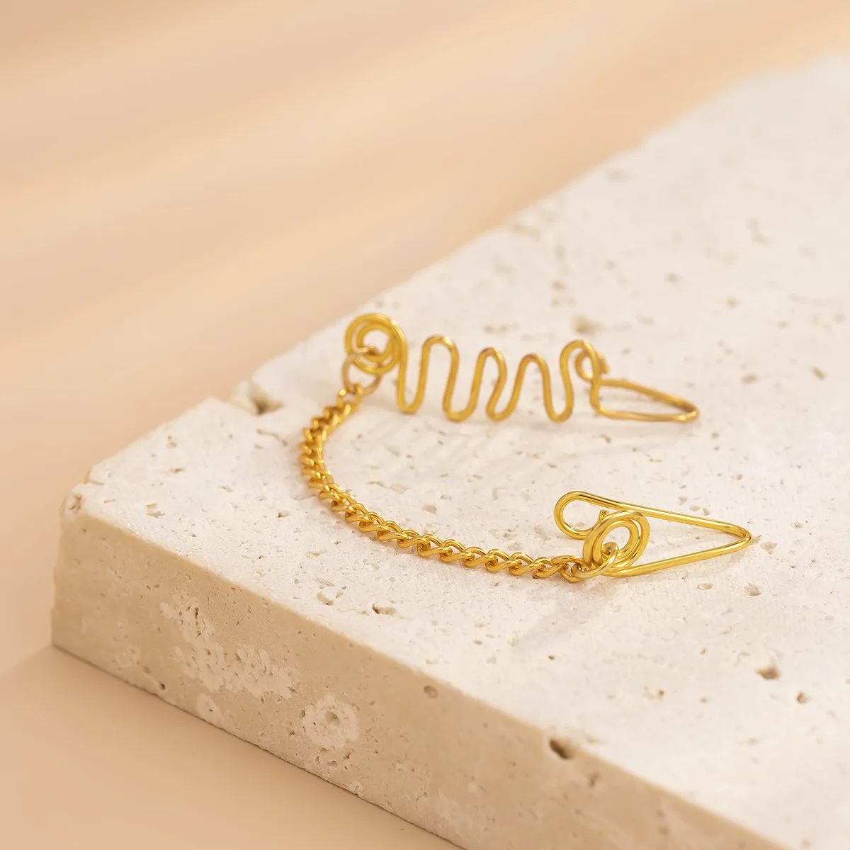 Piercing au nez,21--Mode fil de cuivre spirale faux nez Piercing femmes ...