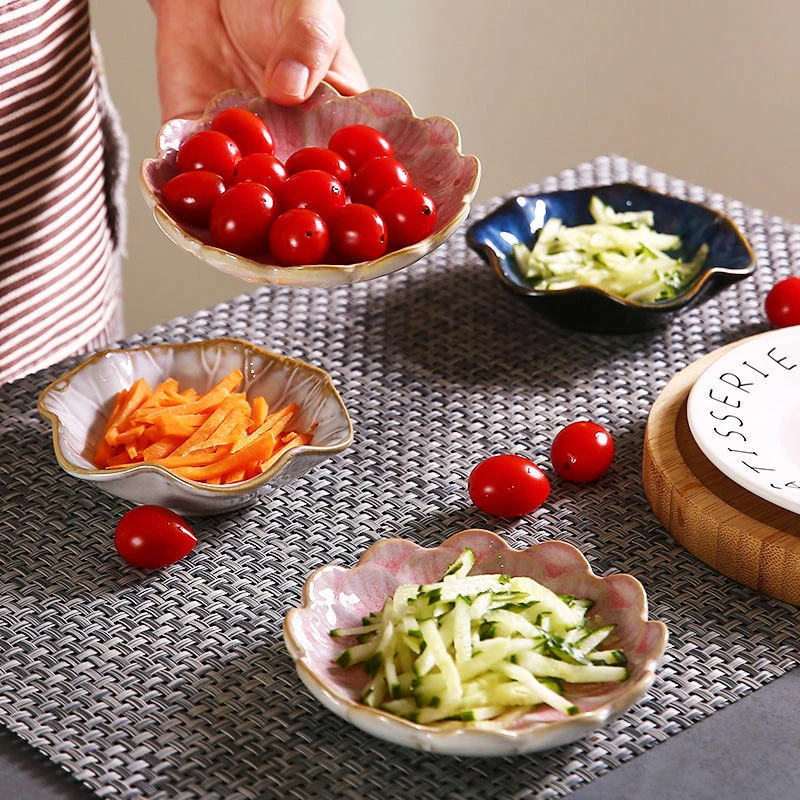 1Pc-Ceramic-Taste-Dish-Flower-Shape-Porcelain-Nut-Saucer-Small-Plate ...