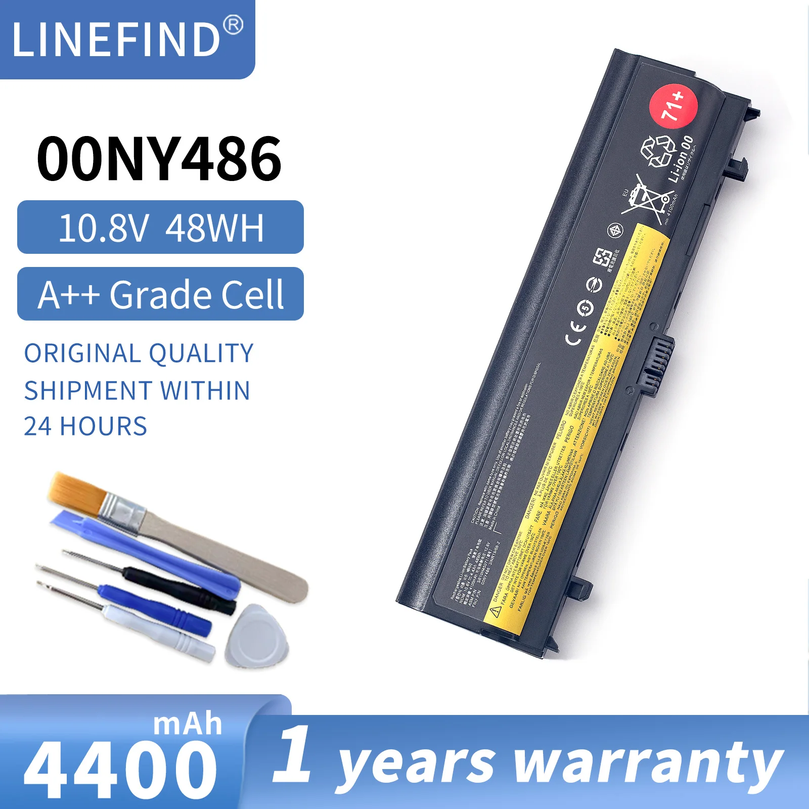 00NY486-00NY488-Laptop-Battery-For-Lenovo-Thinkpad-L560-L570-Series ...