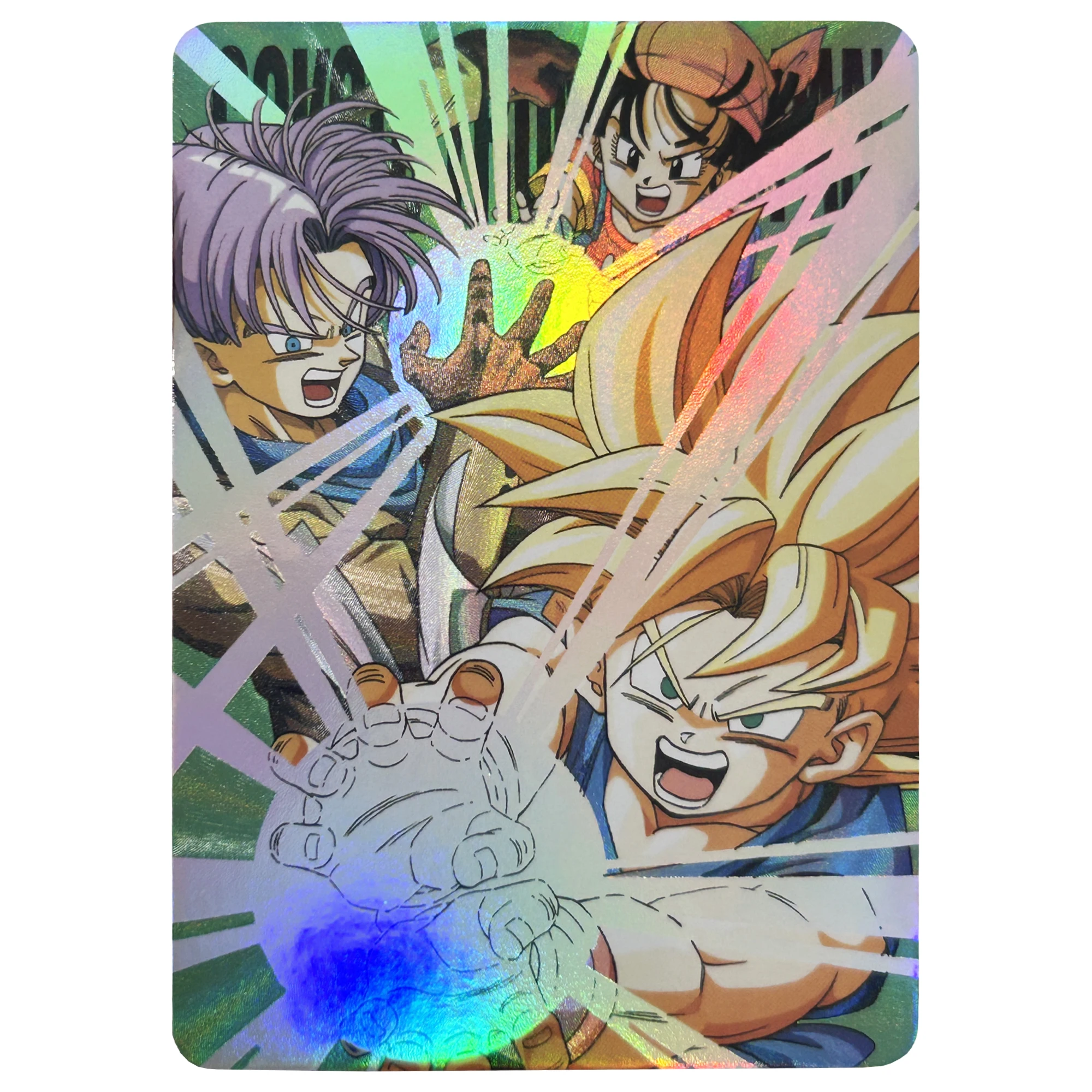 Tarjetas-Flash-de-Dragon-Ball-GT-Goku-Pan-Trunks-Diy-juego-de-cartas ...