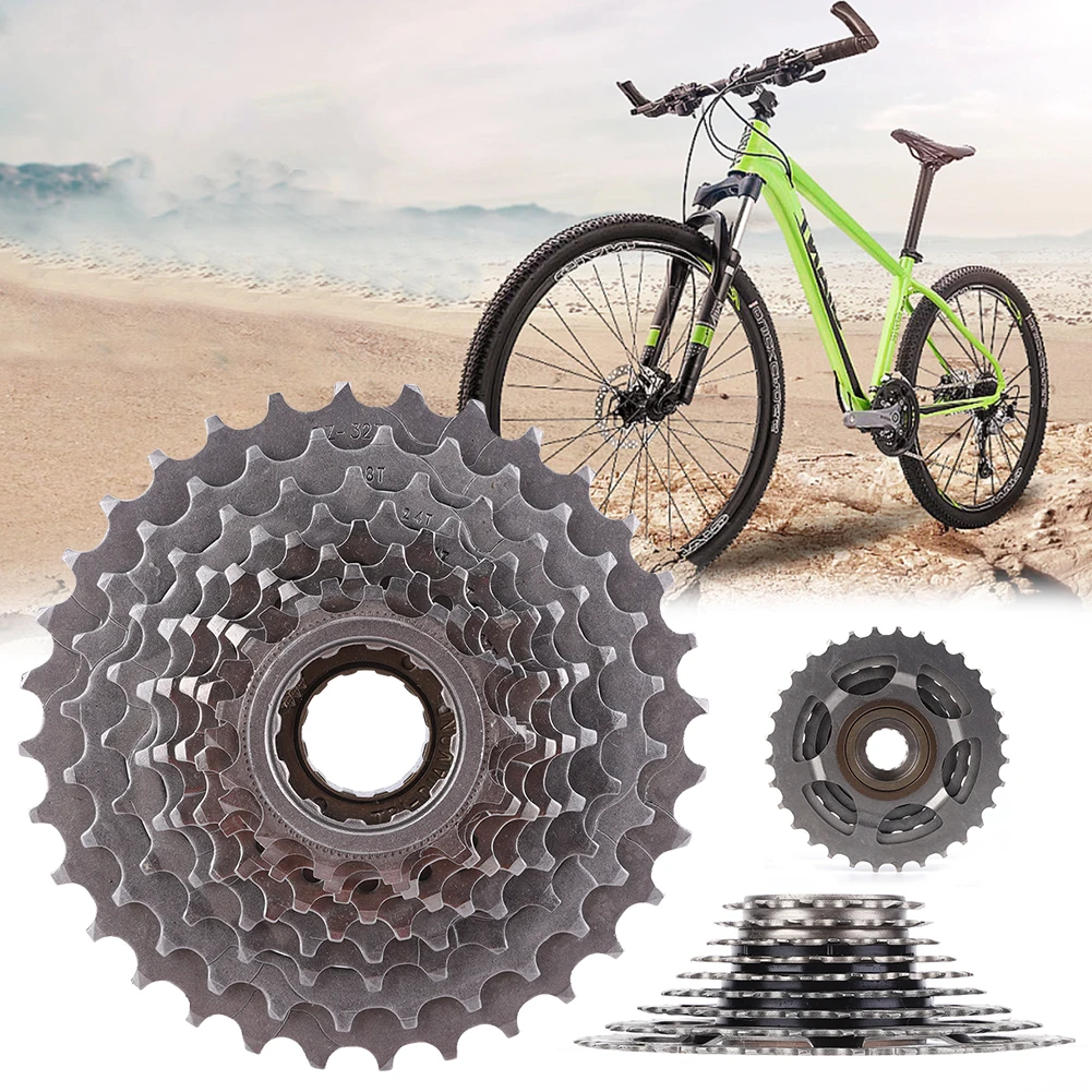 Bicycle-9-Speed-Sprocket-Gear-13-32T-MTB-9-Speed-Rotary-Flywheel-Anti ...