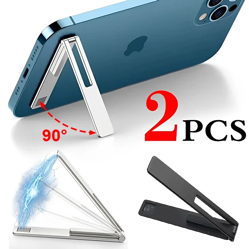 Ultra-thin Magnetic Foldable Mobile Phone Holder Bracket Metal Alloy ...