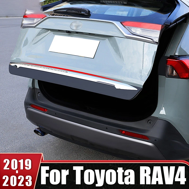 XLE-LE-Rear-Trunk-Tail-Gate-Door-Strip-Trim-Cover-For-Toyota-RAV4-2019 ...