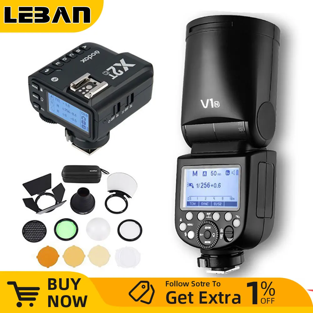 Godox-V1-Flash-V1C-V1N-V1S-V1F-V1O-TTL-1-8000s-HSS-Speedlite-Flash-with ...