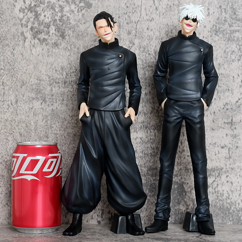 30CM Anime Jujutsu Kaisen Satoru Gojo Figure Standing Akimbo Large ...