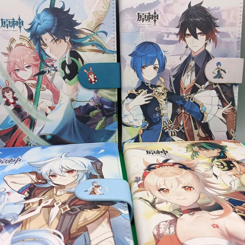 Anime Genshin Impact Kaedehara Kazuha Ganyu Notebook Xiao Zhongli Yae ...