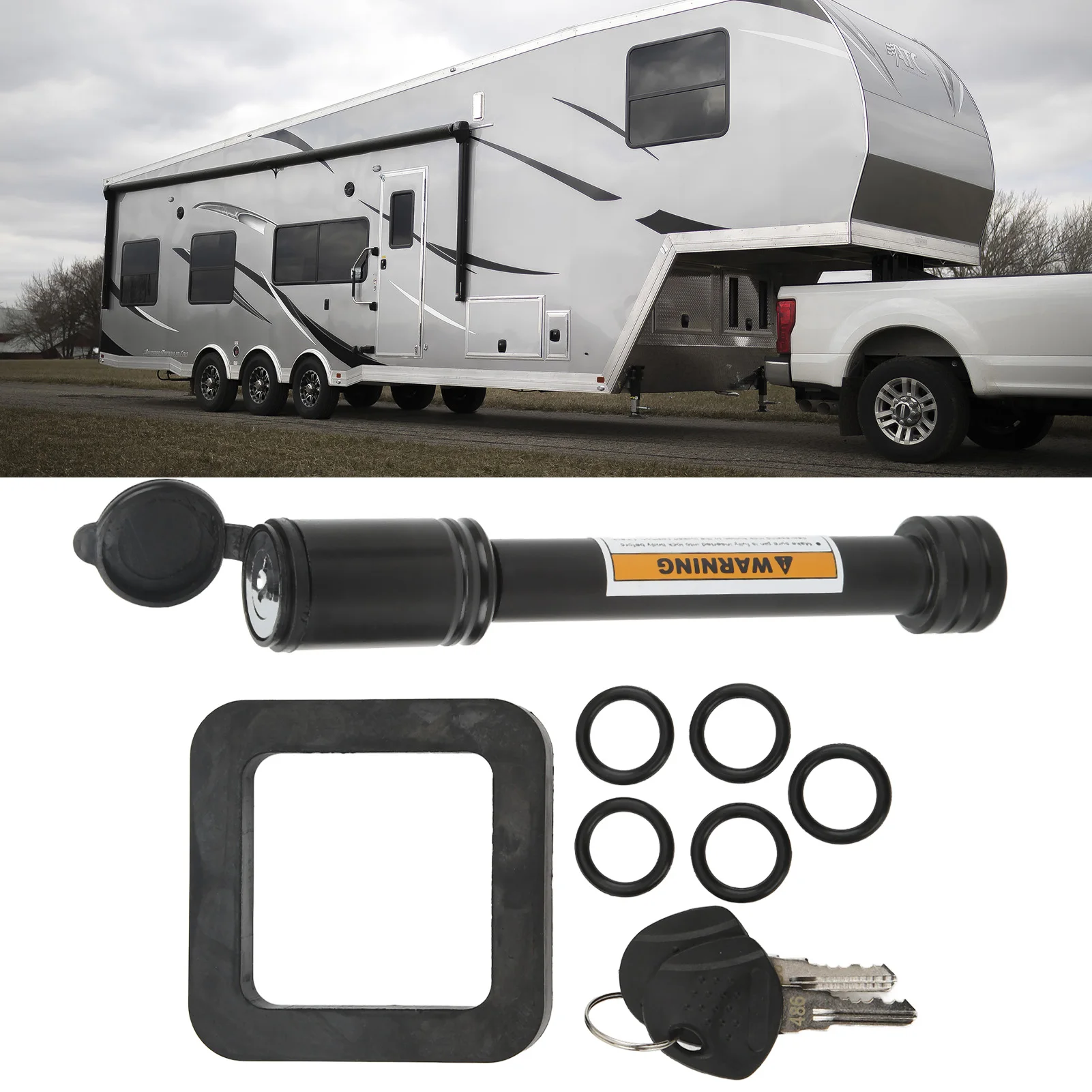 5-8in-Trailer-Hitch-Receiver-Pin-Lock-with-2in-Silencer-Pad-Tubular ...