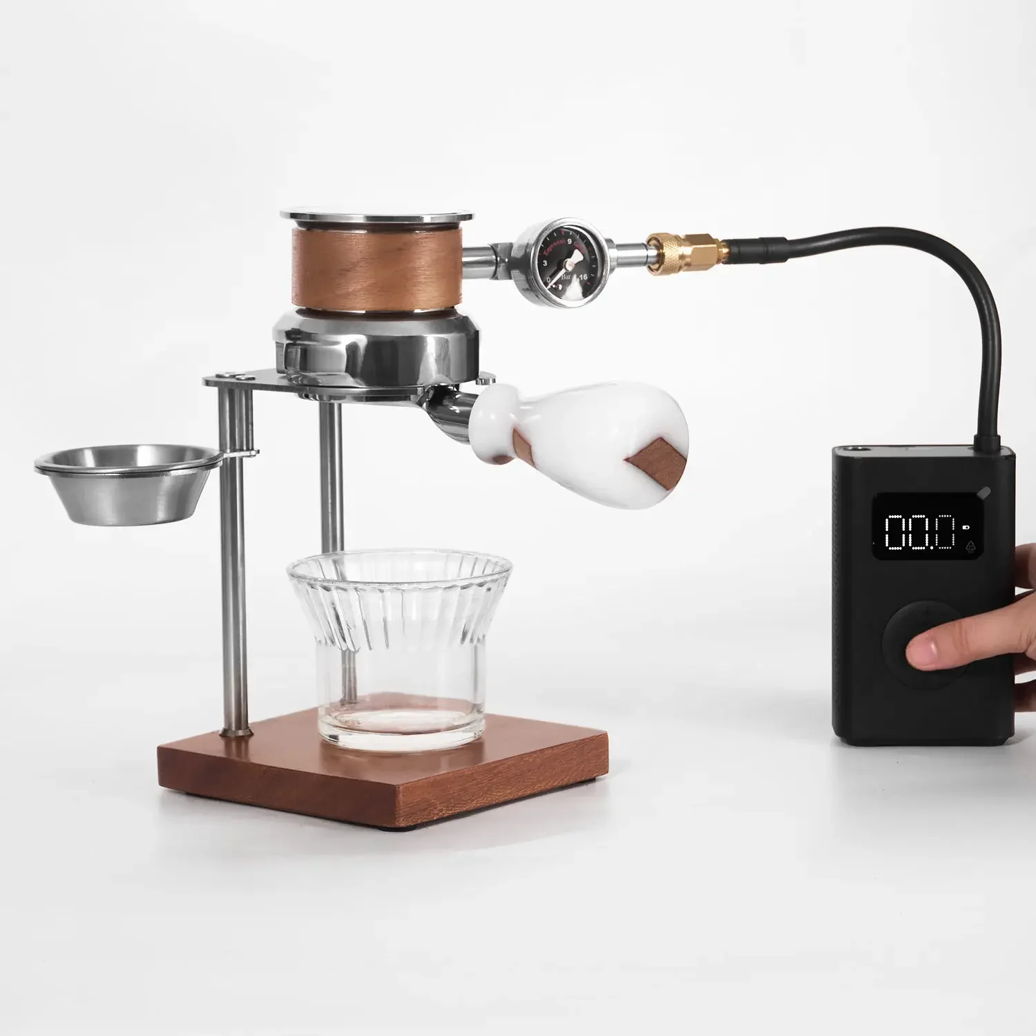Pneumatic Coffee Machine Portable Manual Home Outdoor Air Pump Air ...