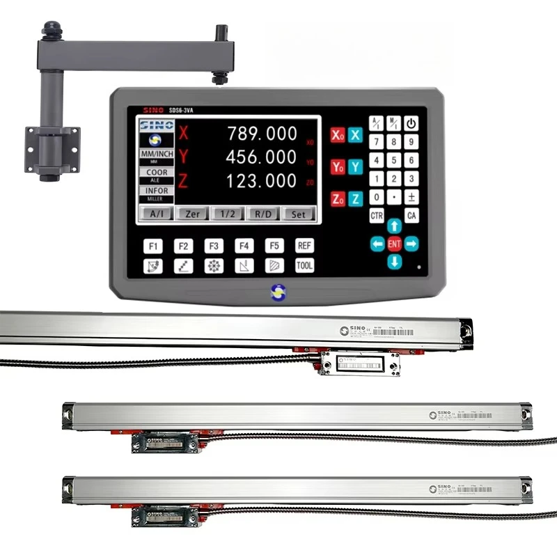 SINO SDS6-3VA Digital Display Controller 4 Axis LCD DRO Readout System ...