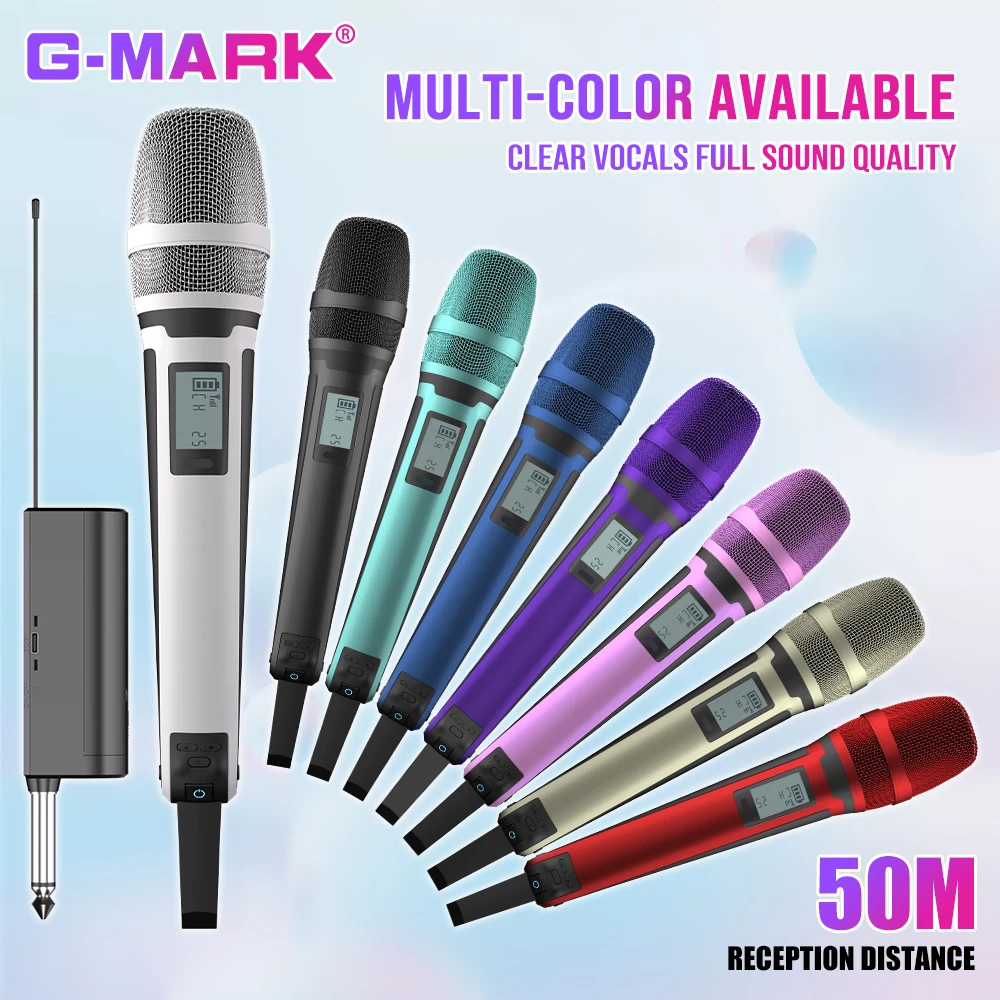G-MARK-SKM9000-Wireless-Microphone-Professional-UHF-Frequency ...