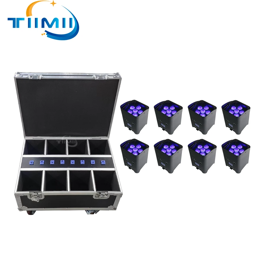 Led Par Battery Wireless | Wireless Led Par Light | Par Led Flight Case ...