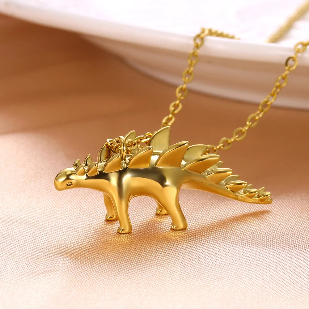 Dinosaur-Pendant-Necklace-For-Women-men-New-Fashion-Creative-Cute ...