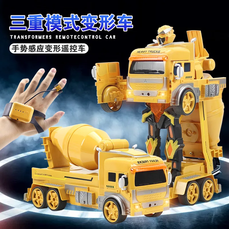Mainan-Robot-Mobil-Transformers-RC-Mainan-Hadiah-Remote-Control-Gerakan ...
