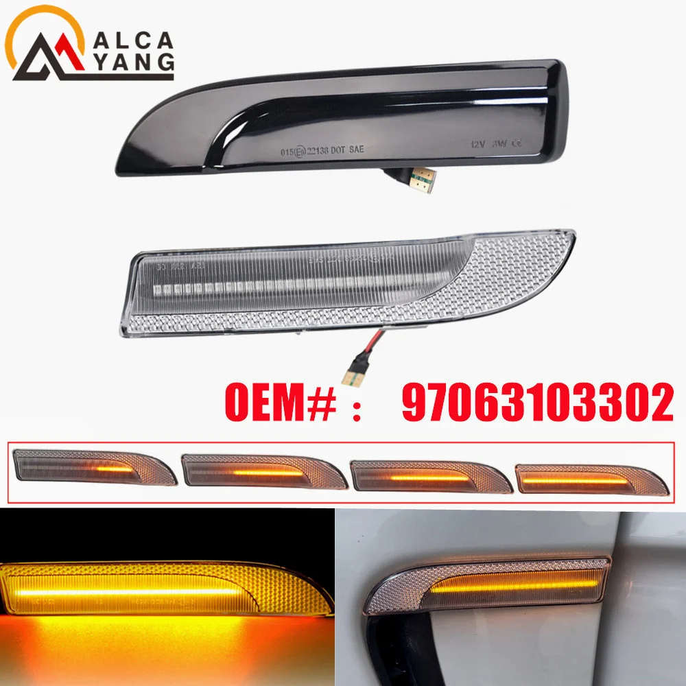 2Pcs Repeater Blinker Car Indicator Turn Signal LED Dynamic Light For ...