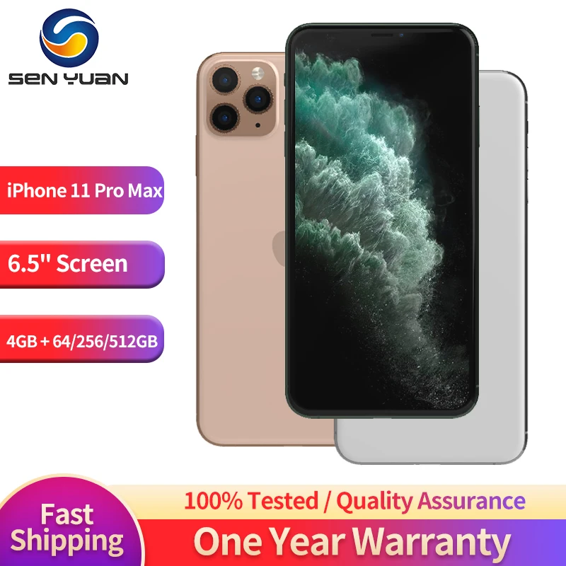 Apple iPhone 11 Pro Max, teléfono móvil Original de 6,5 pulgadas, 4G ...