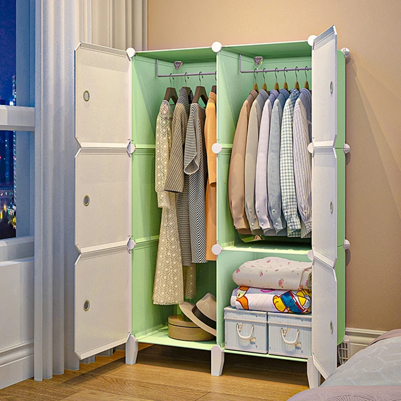 Foldable-Dresser-Wardrobe-Organizer-Plastic-Storage-Cupboard-Wardrobe ...