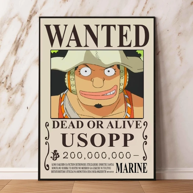 One Piece Usopp Wanted