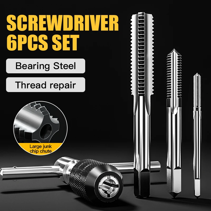 Thread-Tap-Set-6pcs-Screw-Taps-T-Type-M3-M4-M5-M6-M8-Machine-Drills ...