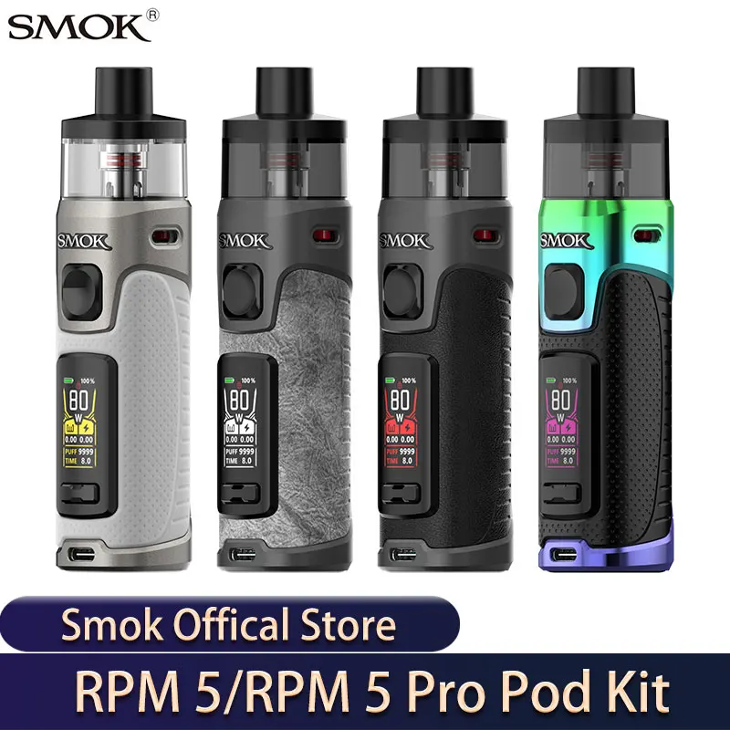 Original-SMOK-RPM-5-Pro-RPM-5-Pod-Mod-Kit-80W-18650-2000mAh-Built-in ...