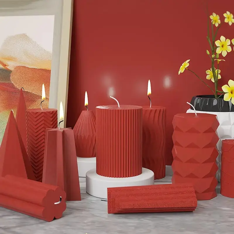 1pc-Geometric-Candle-Casting-Silicone-Mold-Unique-Candle-Molds-For ...