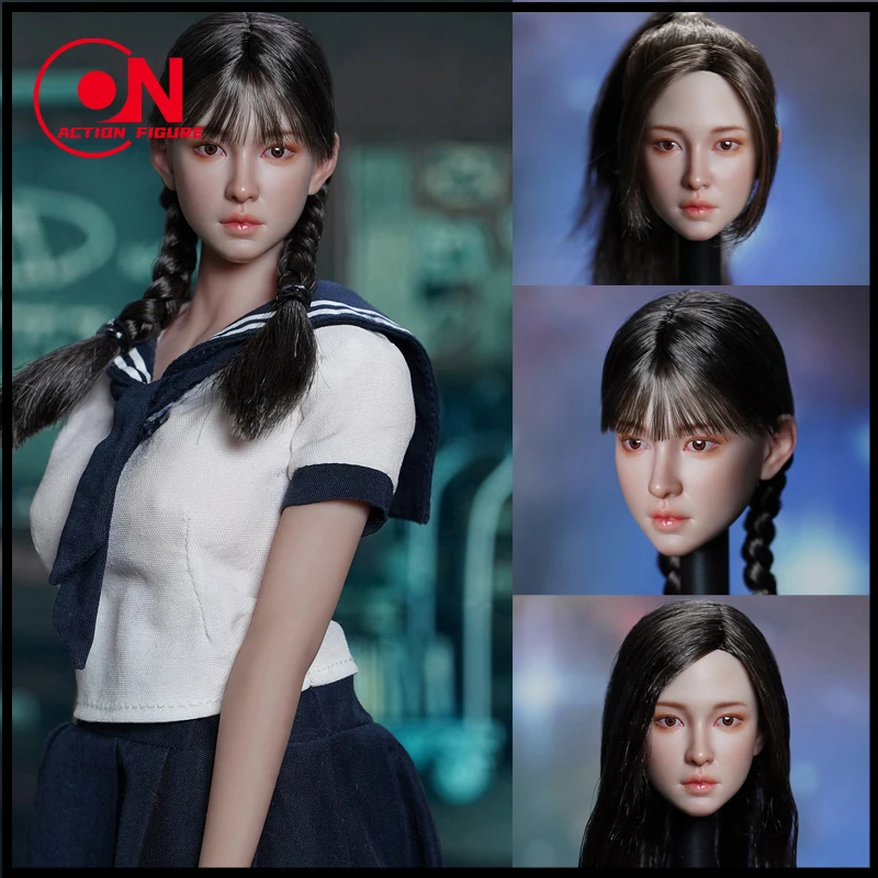 In Stock SUPER DUCK SDH042 1/6 Asian Beauty Head Sculpt Carving Model ...