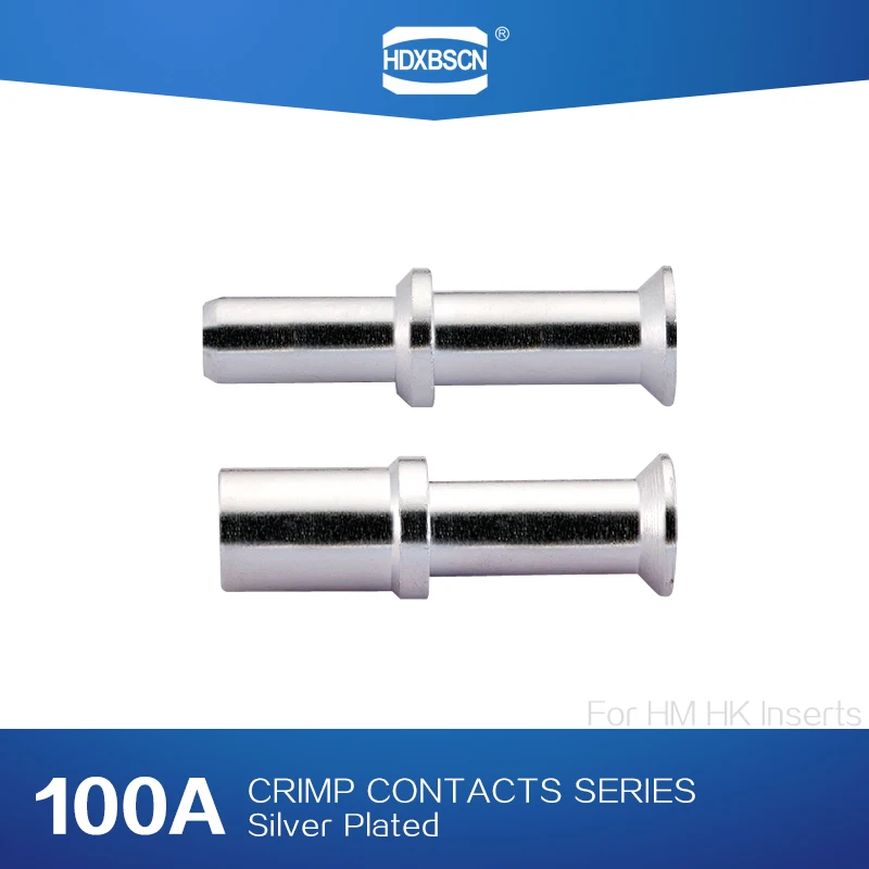 Heavy Duty Connector Silver Male and Female Crimp Contacts Pin 100 A ...