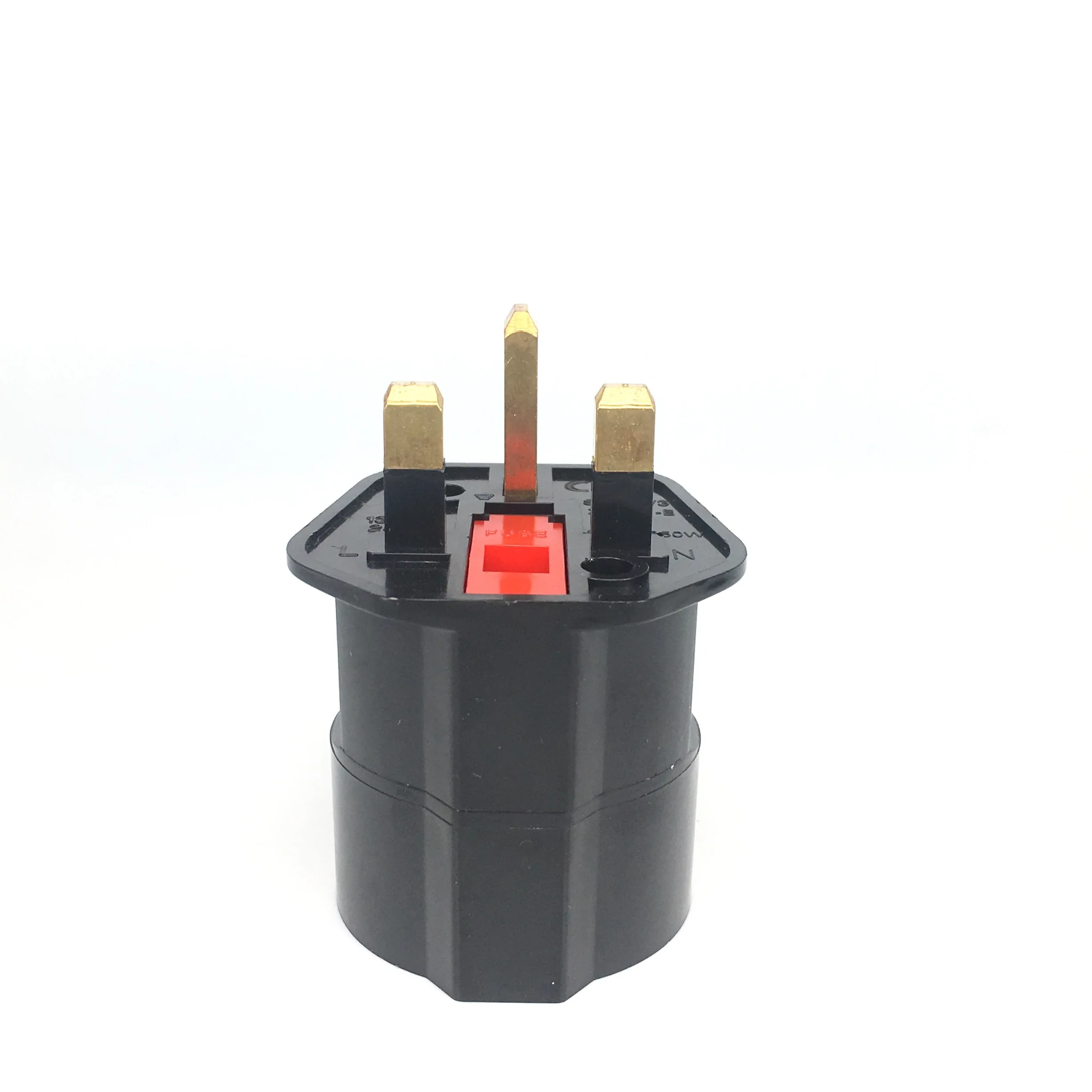 EU-To-UK-Electrical-Socekt-Standard-Euro-250V-16A-Plug-Adapter-2-Round ...