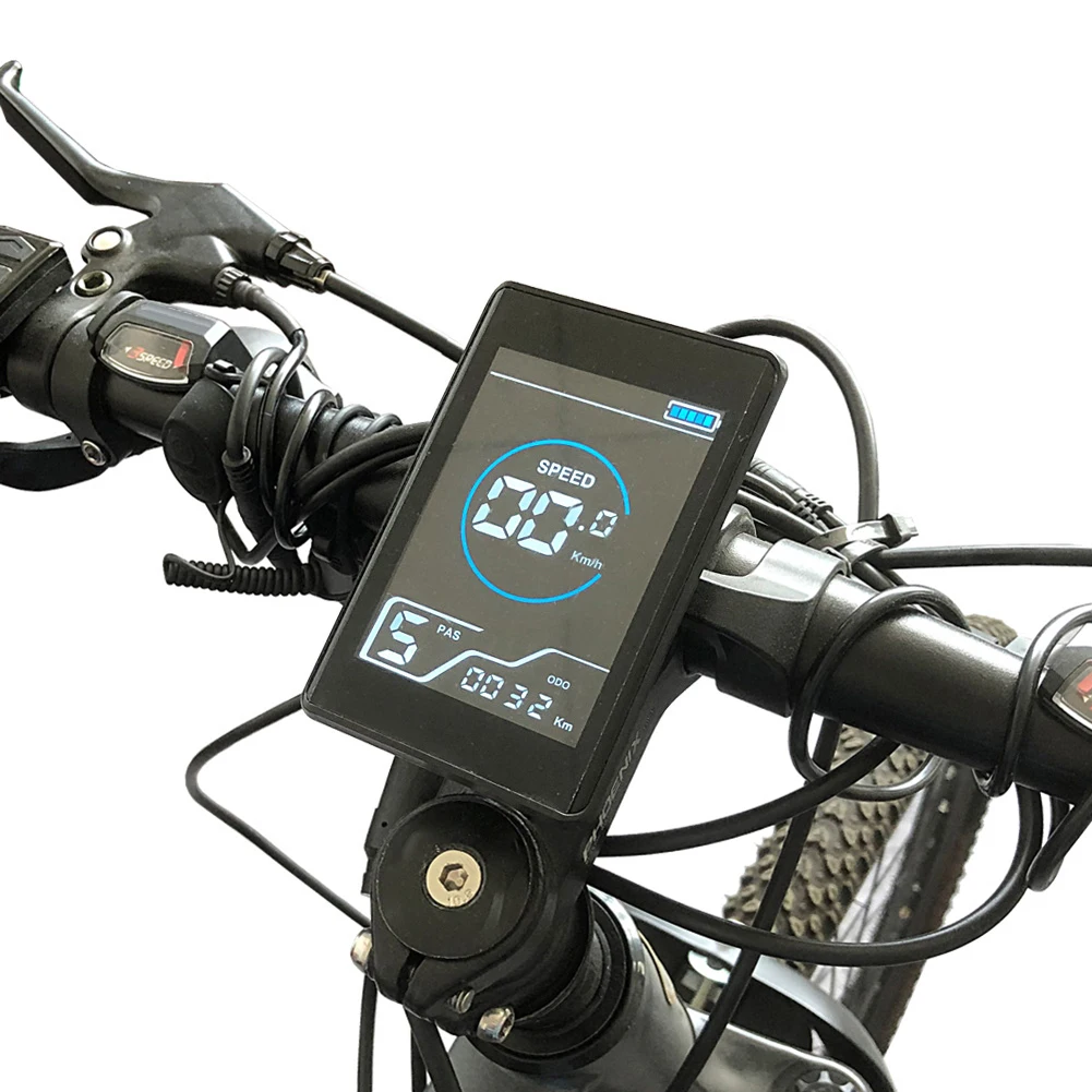 Electric-Bike-Escooter-Display-Speed-Control-Instrument-Six-core ...