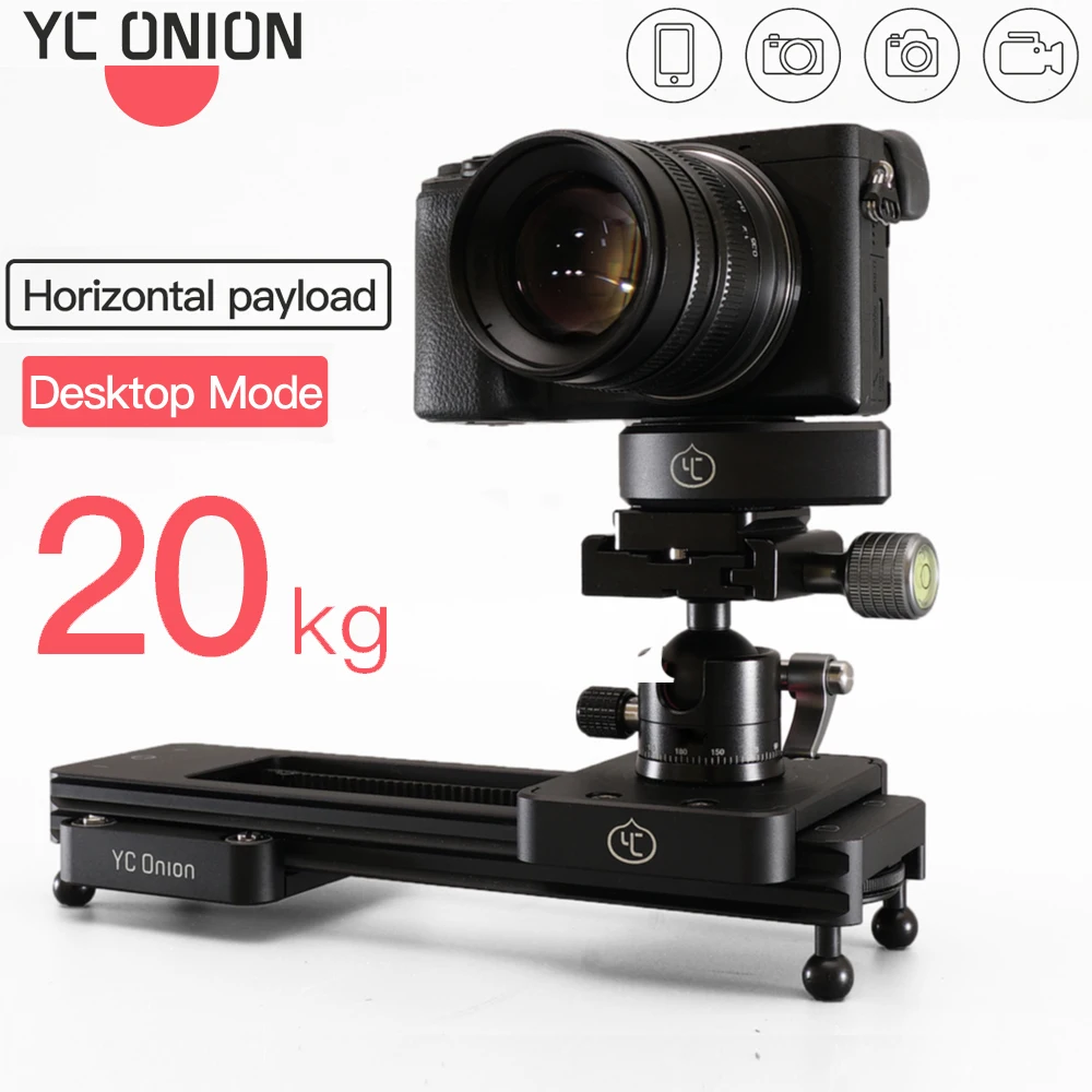 YC-Onion-11in-28cm-Tabletop-Mini-Chocolate-Slider-Portable-Manual-Slider-for-Camera-DSLR ...