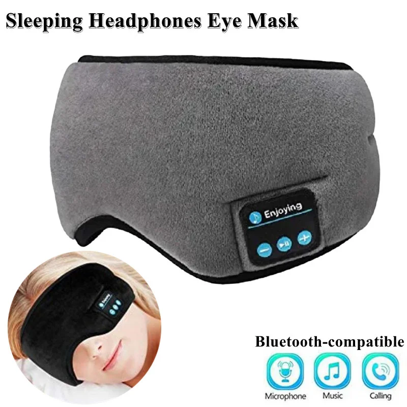 Man-Women-Sleeping-Eyeshade-Bluetooth-Compatible-Wireless-Music-Sport ...