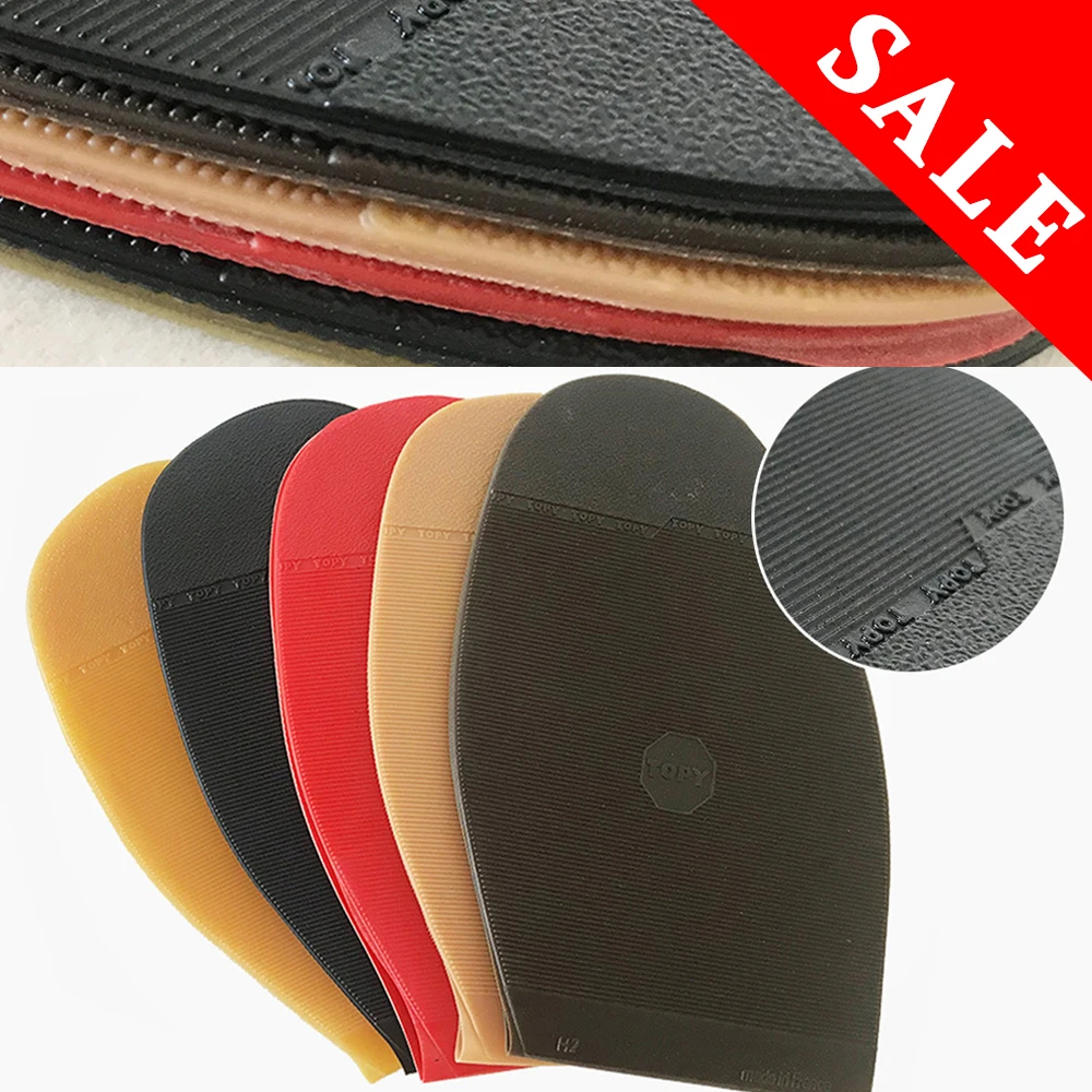 1Pair-Rubber-Shoes-Sole-For-Shoe-Forefoot-Pads-Women-Men-Outsoles ...