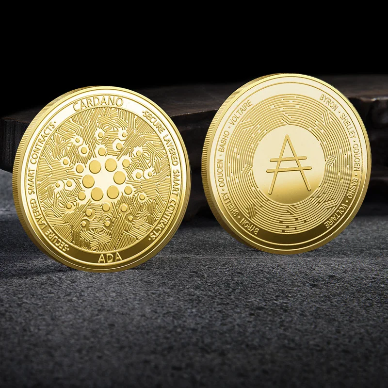 Cardano-Coin-ADA-Coin-Gold-Silver-Plated-Physical-Metal-Crypto-ADA-Coin ...