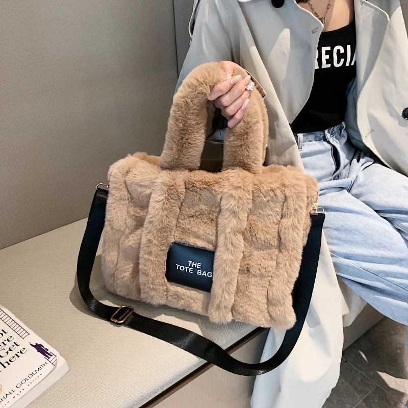 Designer-Faux-Fur-Large-Tote-Bag-Woman-Luxury-Soft-Plush-Women-s-Bags ...