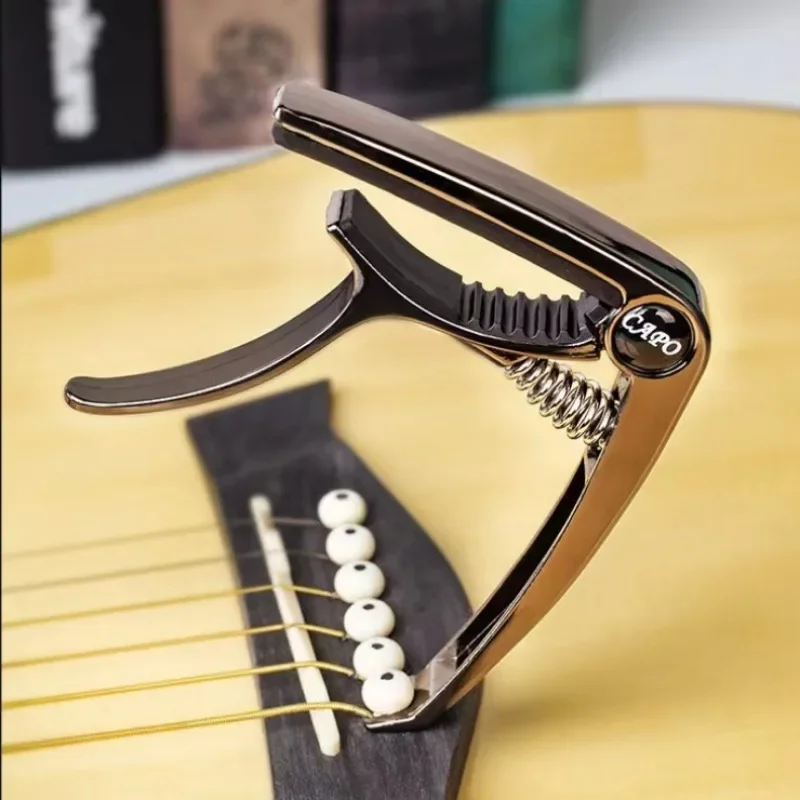 Metal-Guitar-Capo-Aluminum-Alloy-Guitar-Tuner-Clamp-Professional-Key ...