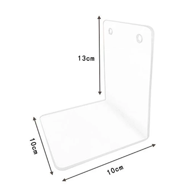 1Db Átlátszó Akril Könyvek Stand Könyvespolc Asztali Dekoratív Tároló ...