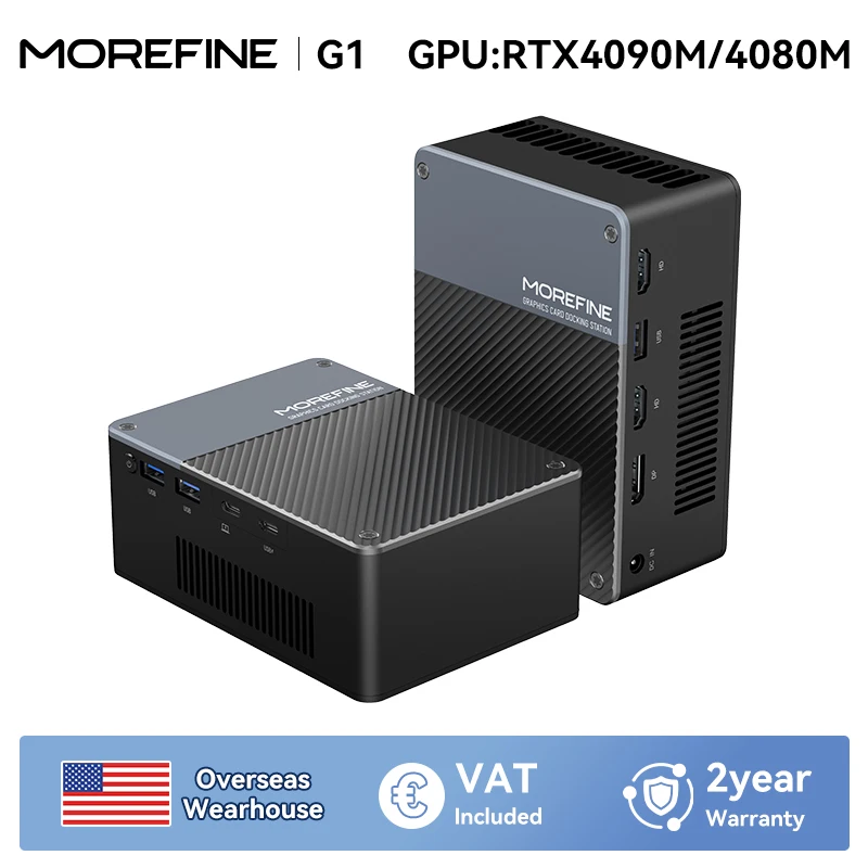 MOREFINE Mini PC GPU G1 with RTX 4090M/4080M Super Graphics Card 16G ...
