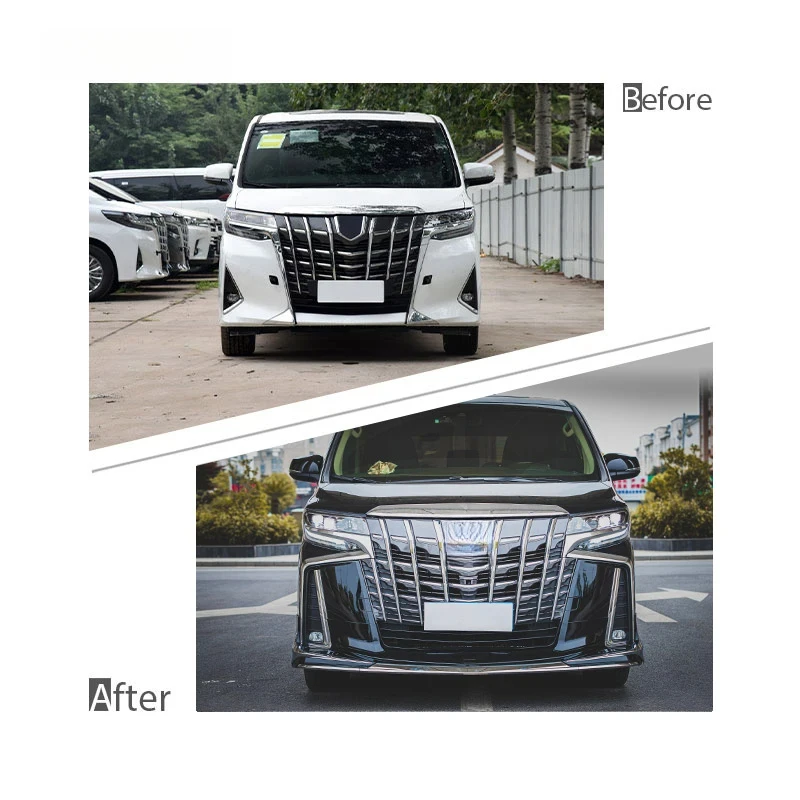 Upgrade Part Popular Alphard to Modell Model Bumper Grill for 2019-On ...