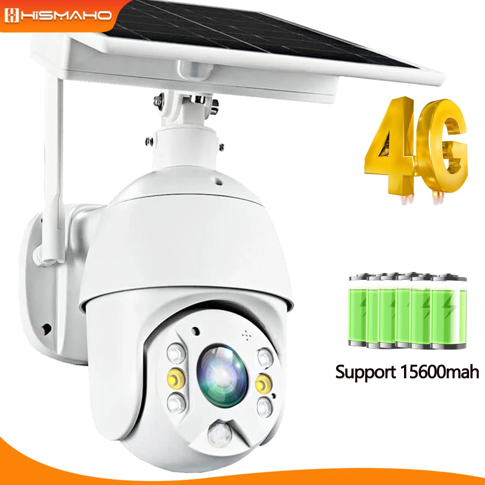 4g Solar Ip Camera 1080p Outdoor Wireless Wifi Surveillance Cam ...