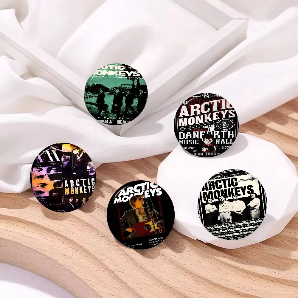 Vintage Arctic Monkeys Rock Band Music Soft Button Pin Bright Printed ...