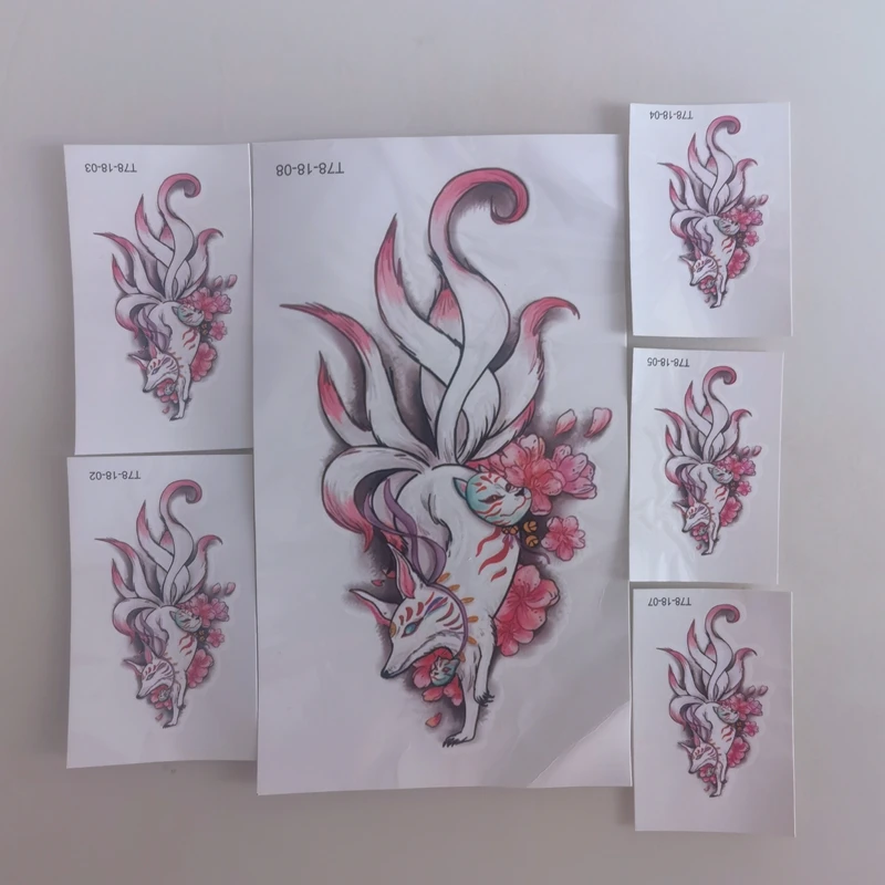 Gumiho Nine Tailed Fox Tattoo