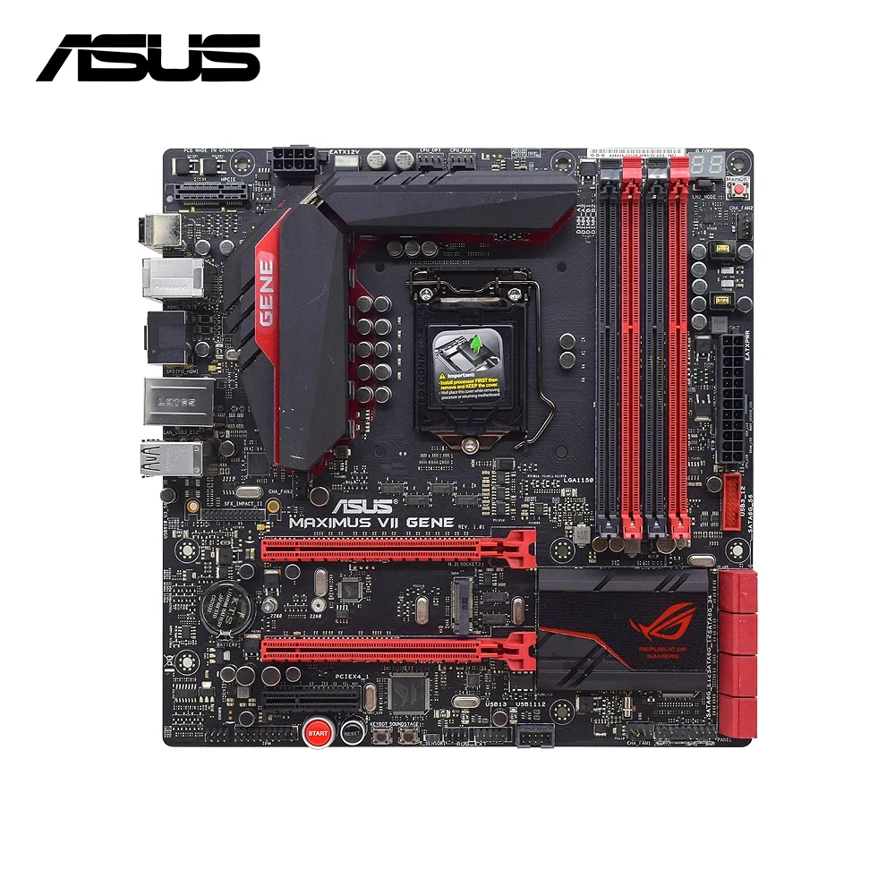 ASUS-placa-base-LGA-1150-MAXIMUS-VII-GENE-Micro-ATX-Chipset-Intel-Z97 ...