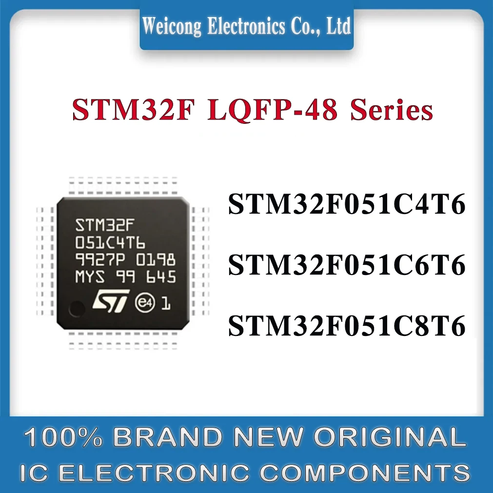 STM32F051C4T6-STM32F051C6T6-STM32F051C8T6-STM32F051C8-STM32F051C6-STM32F051C4-STM32F051-STM32F ...
