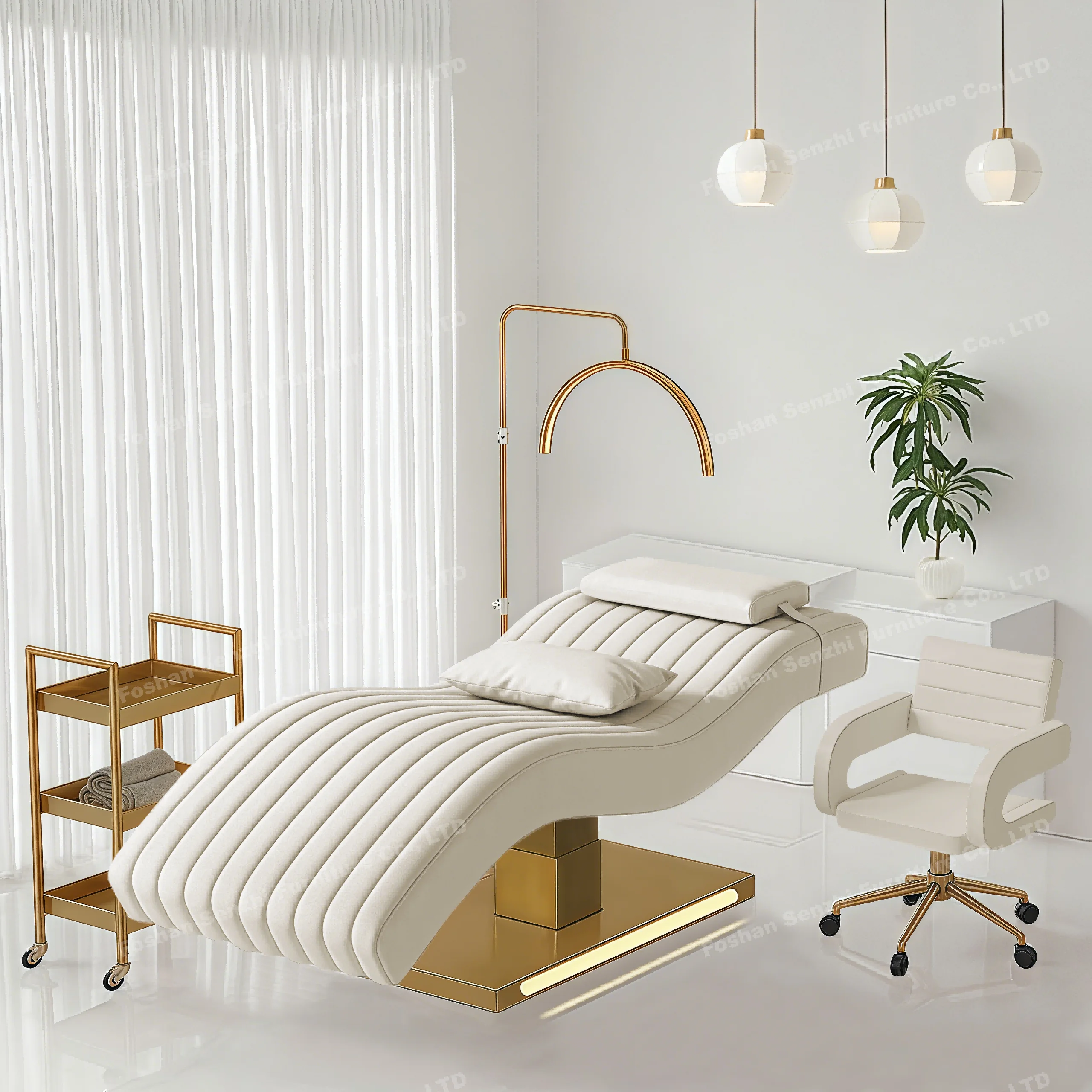 Electric Curved Eyelash Bed Base with LED 3 Motor Electric Beauty ...