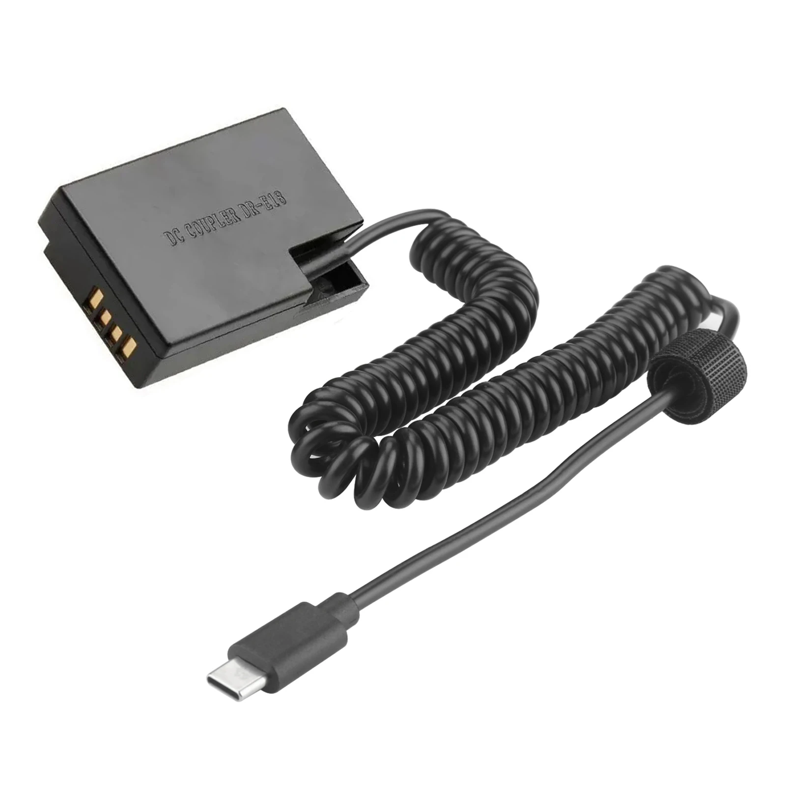 ACK-E18-DR-E18-LP-E17-Dummy-Battery-Type-C-Cable-Coupler-for-Canon-EOS ...