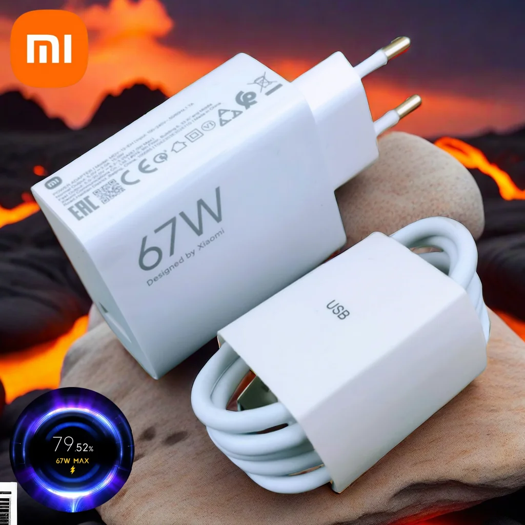 Carregador-R-pido-Xiaomi-Turbo-Original-para-Celular-Adaptador-EU-Gan ...